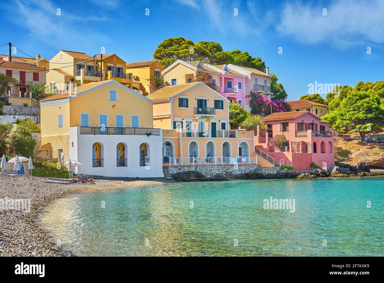 Assos village, Kefalonia Island, Greece Stock Photo - Alamy