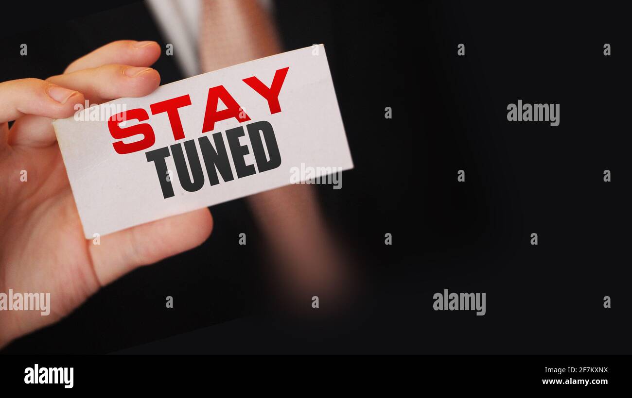 Stay Tuned High Resolution Stock Photography and Images - Alamy