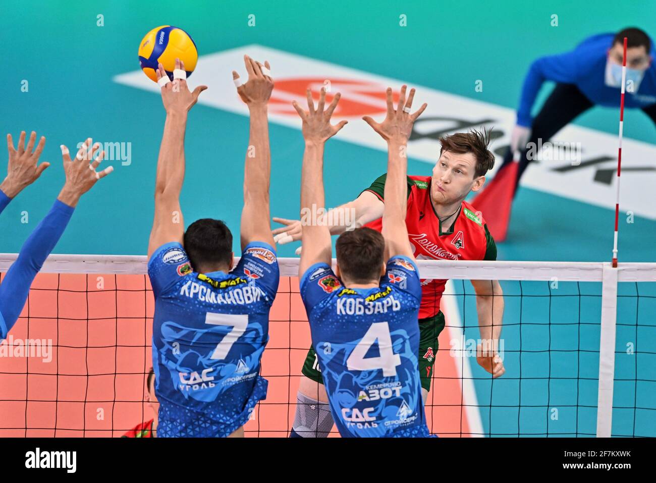Final Six Volleyball Championship of Russia. Lokomotiv (Novosibirsk) vs ...