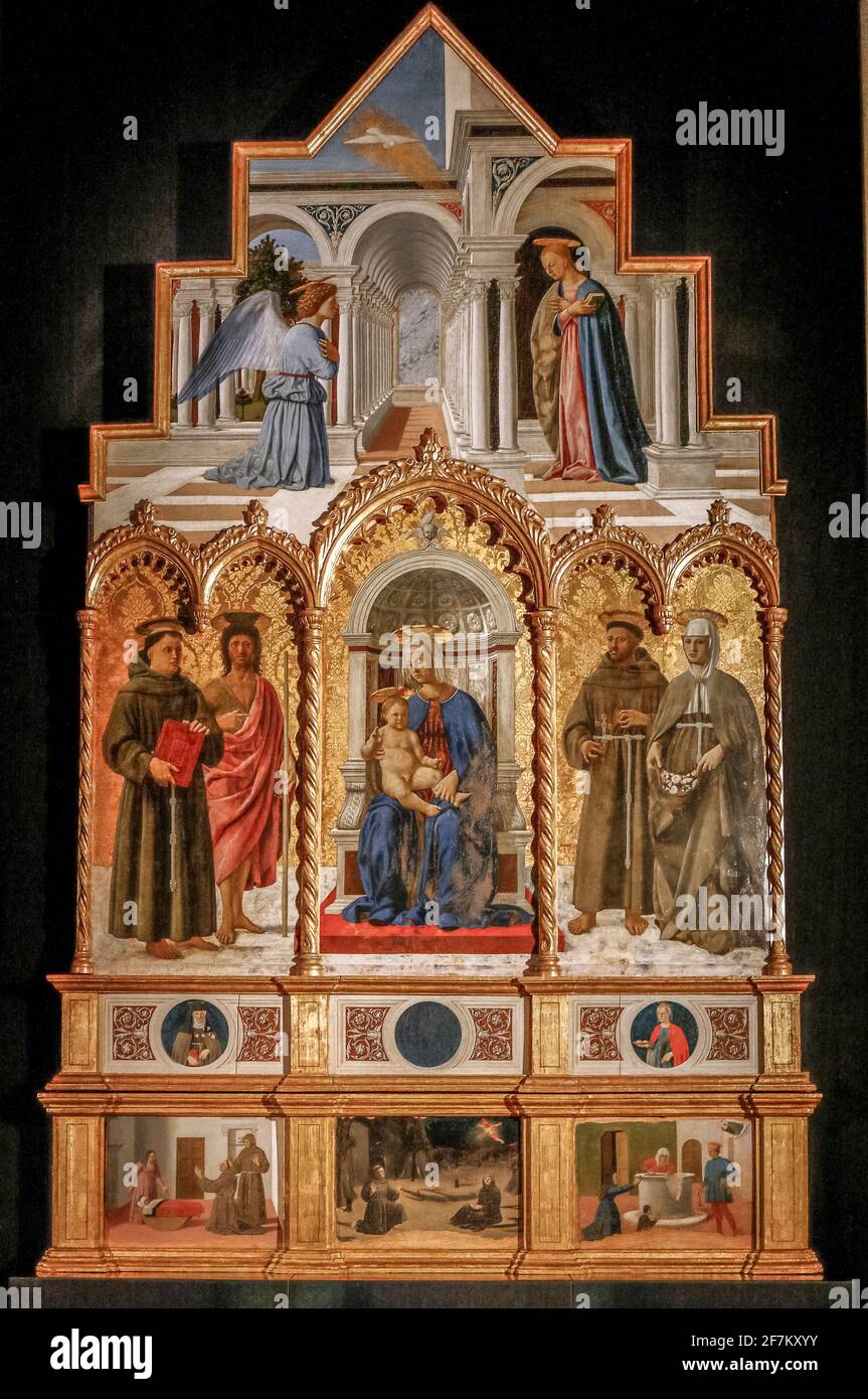 Italy Umbria Perugia: National gallery of Umbria - Piero della ...