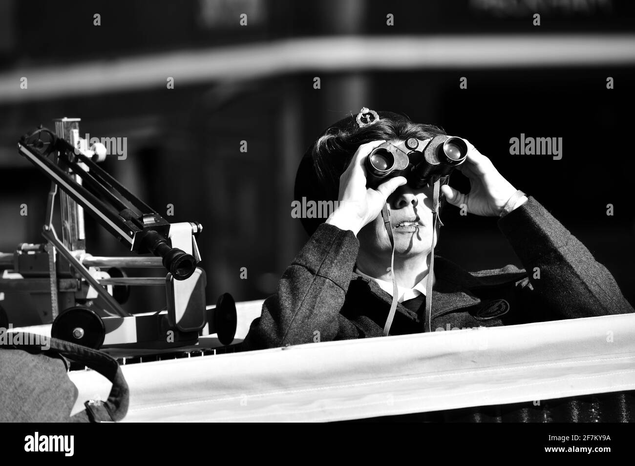 Duxford battle britain airshow Black and White Stock Photos & Images ...