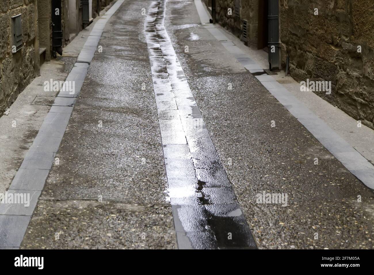 Cold and ice winter detail, winter rain Stock Photo - Alamy