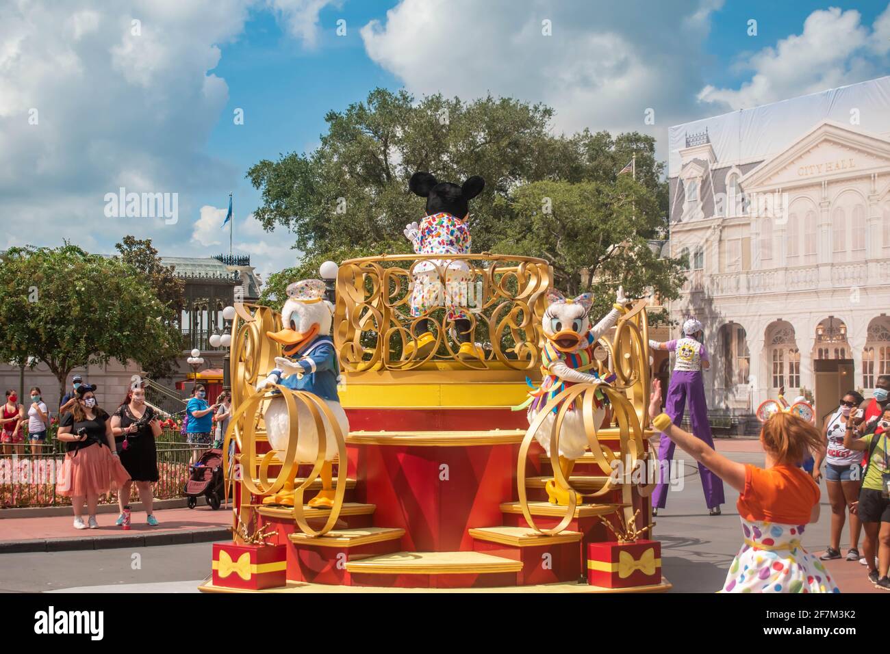 Orlando, Florida. August 04, 2020. Elena of Avalor and Snow White on ...