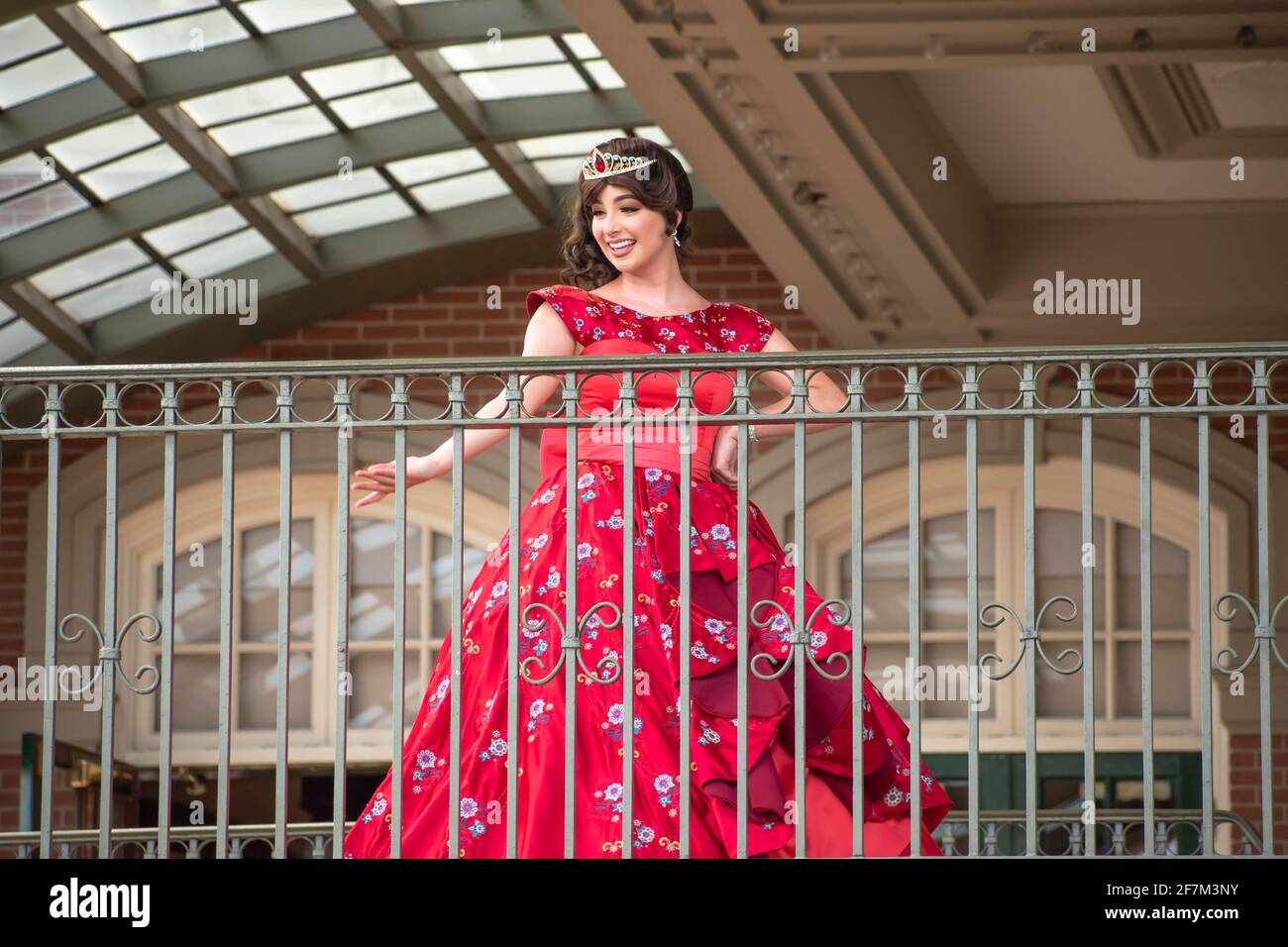 Orlando, Florida. August 04, 2020. Elena of Avalor waving from the ...