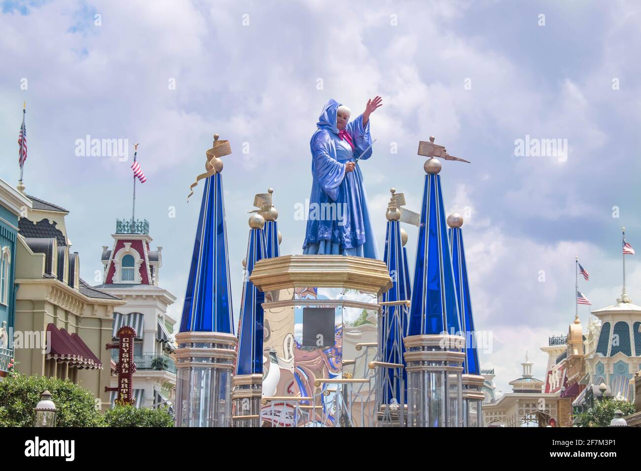 Orlando, Florida. August 04, 2020. Elena of Avalor waving from the ...