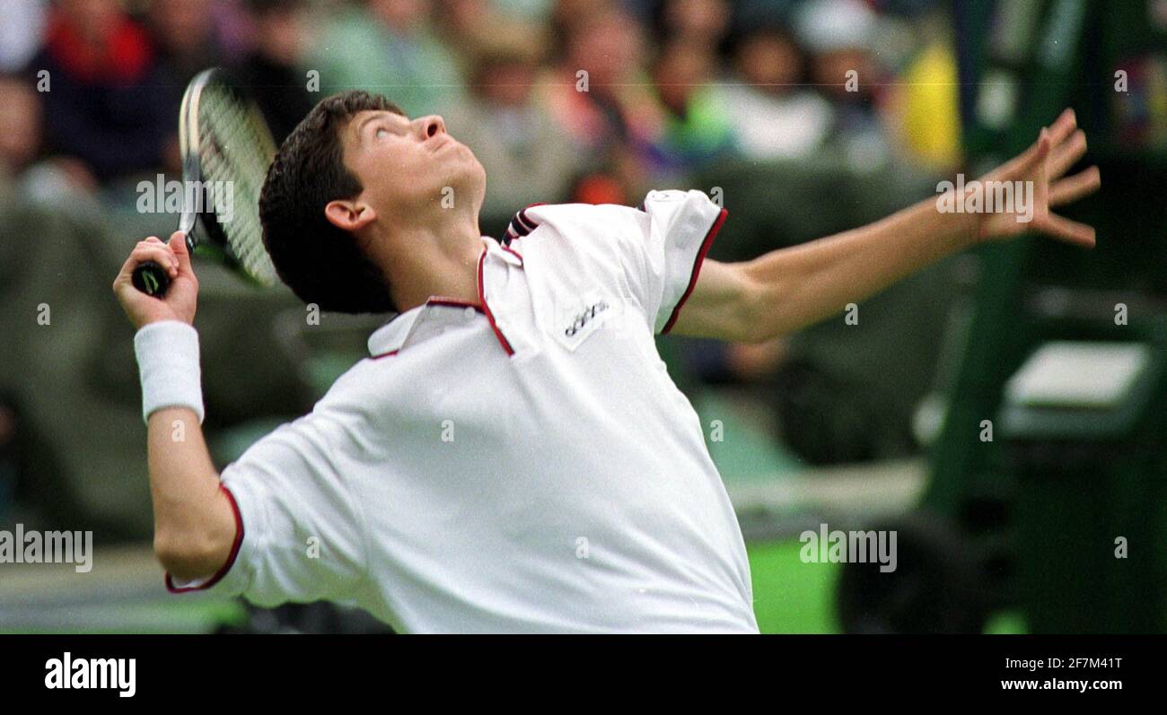Tim Henman - Wimbledon Tennis Championships 1996 Stock Photo - Alamy