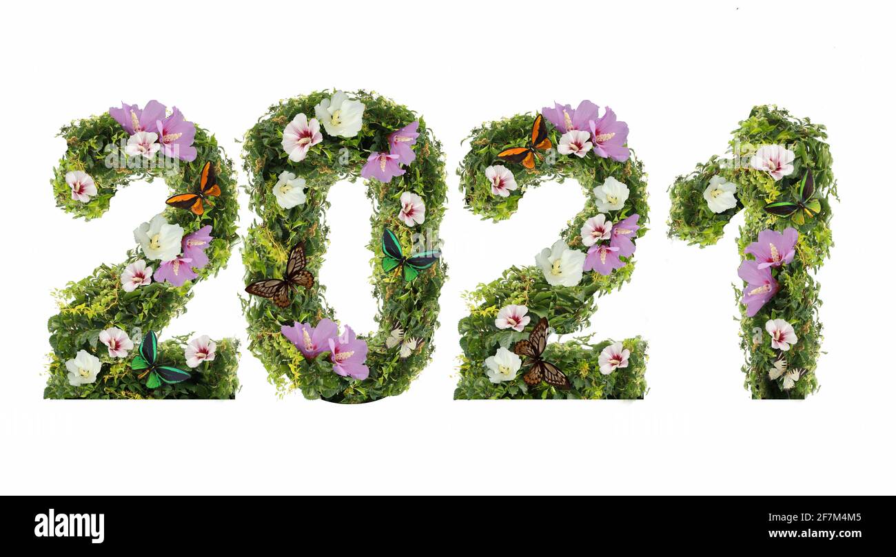 2021 text lettering in Cut Out Stock Images & Pictures - Alamy