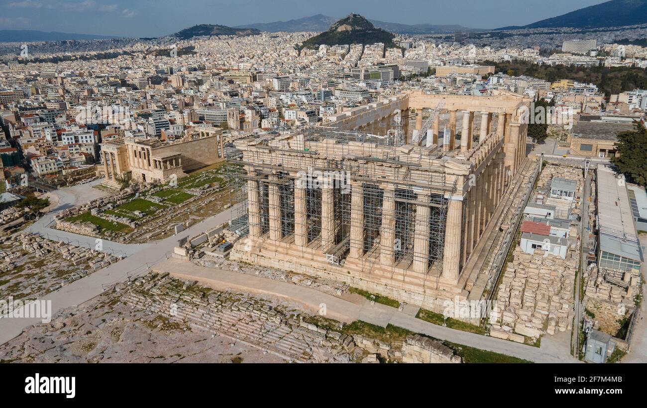 Athens drone hi-res stock photography and images - Alamy