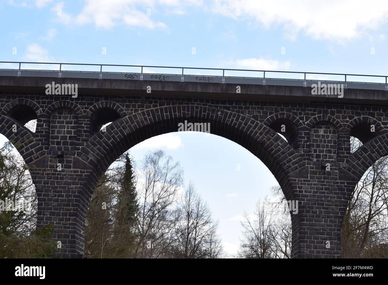 railroad bridge in Mayen Stock Photo - Alamy
