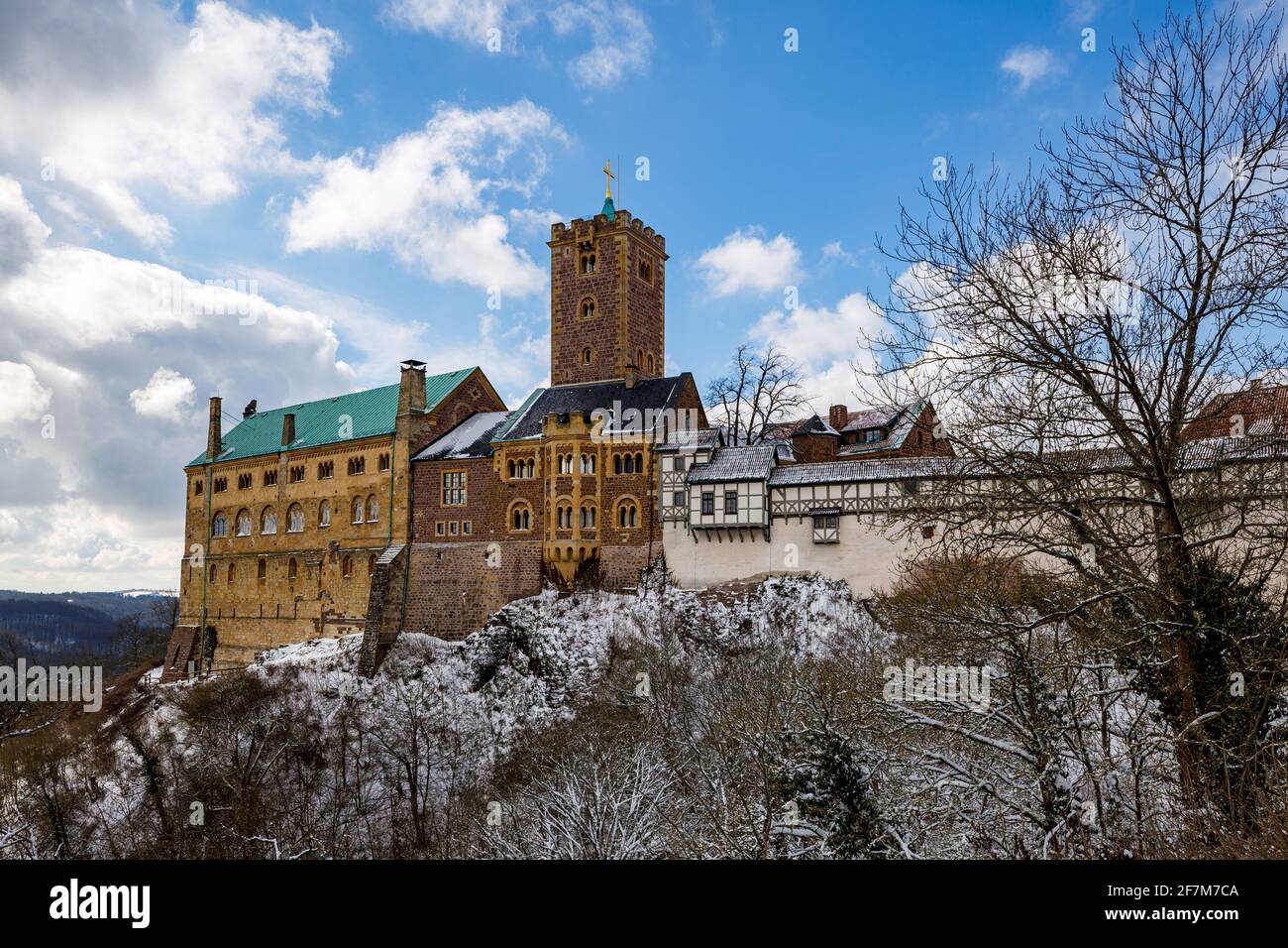 The Wartburg Castle in Thuringia Germany Stock Photo - Alamy