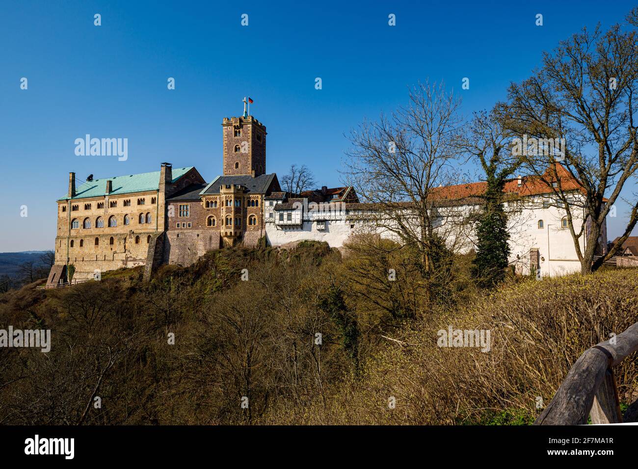 The Wartburg Castle in Thuringia Germany Stock Photo - Alamy