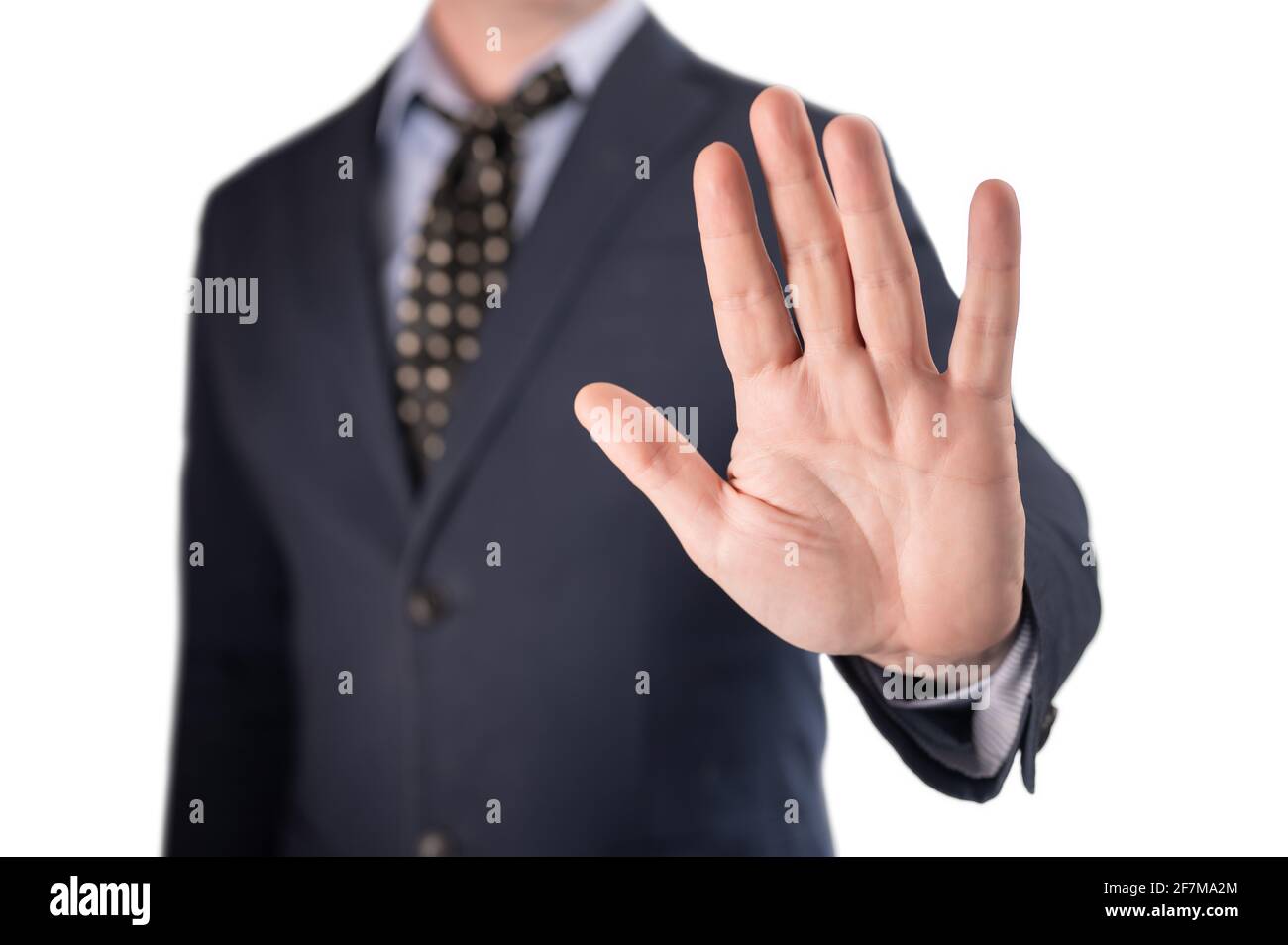businessman gesture stop. man Showing Stop. Businessman Gesturing Stop ...