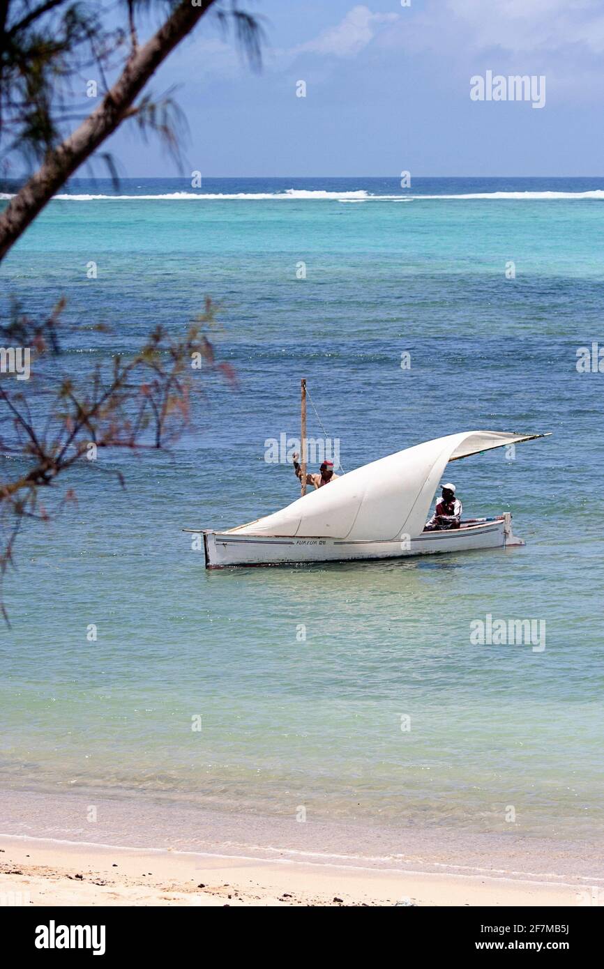 Mauritius island rodrigues island fisherman hi-res stock photography ...