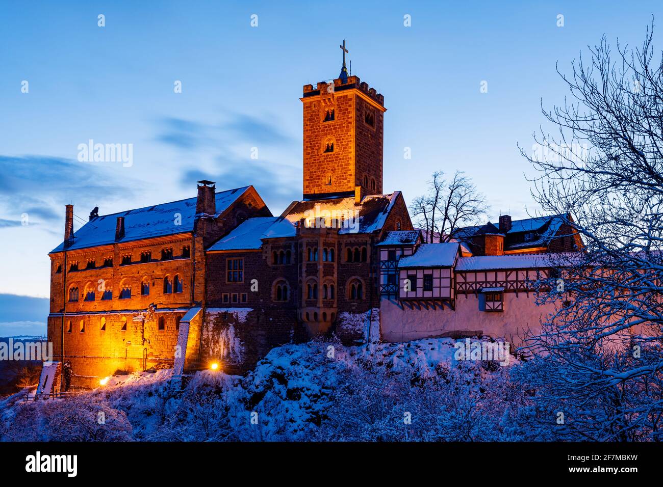 The Wartburg Castle in Thuringia Germany Stock Photo - Alamy