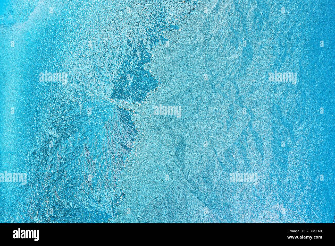 Blue Frosty Cold Glass Ice Background, Natural Beautiful Frost Ice ...