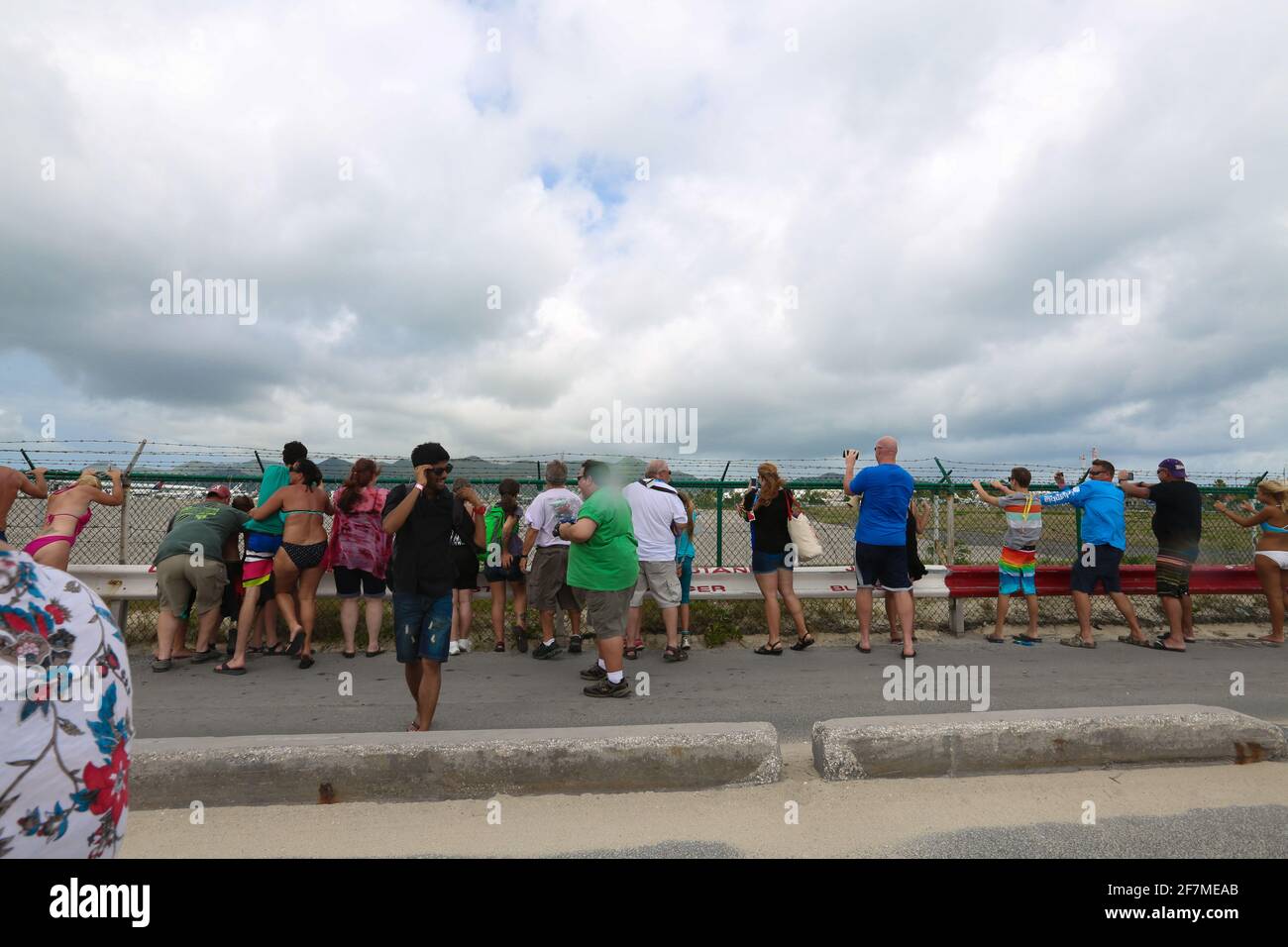 Delta Flight Ready To Take Off Tourists Receiving Jet Blast At Maho