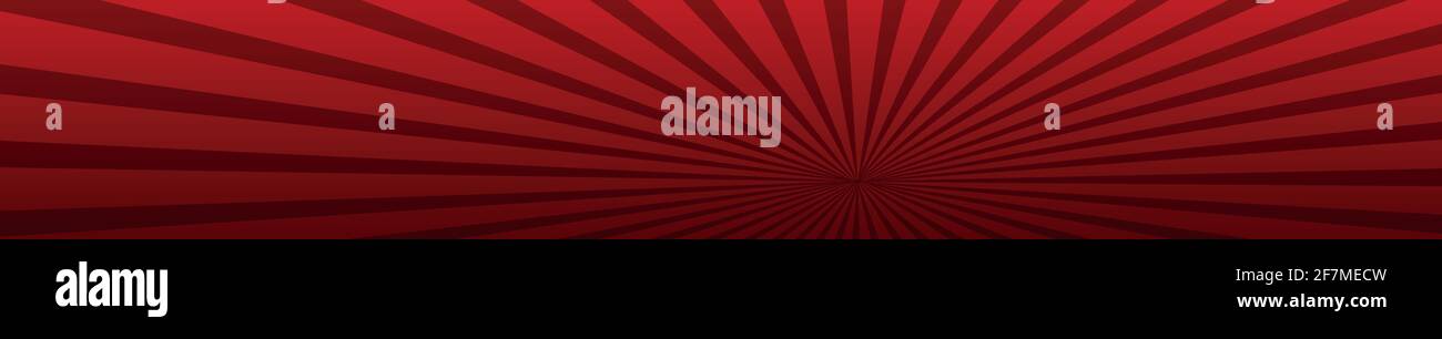 Abstract image, burgundy rays of the sun on a red background - Vector ...