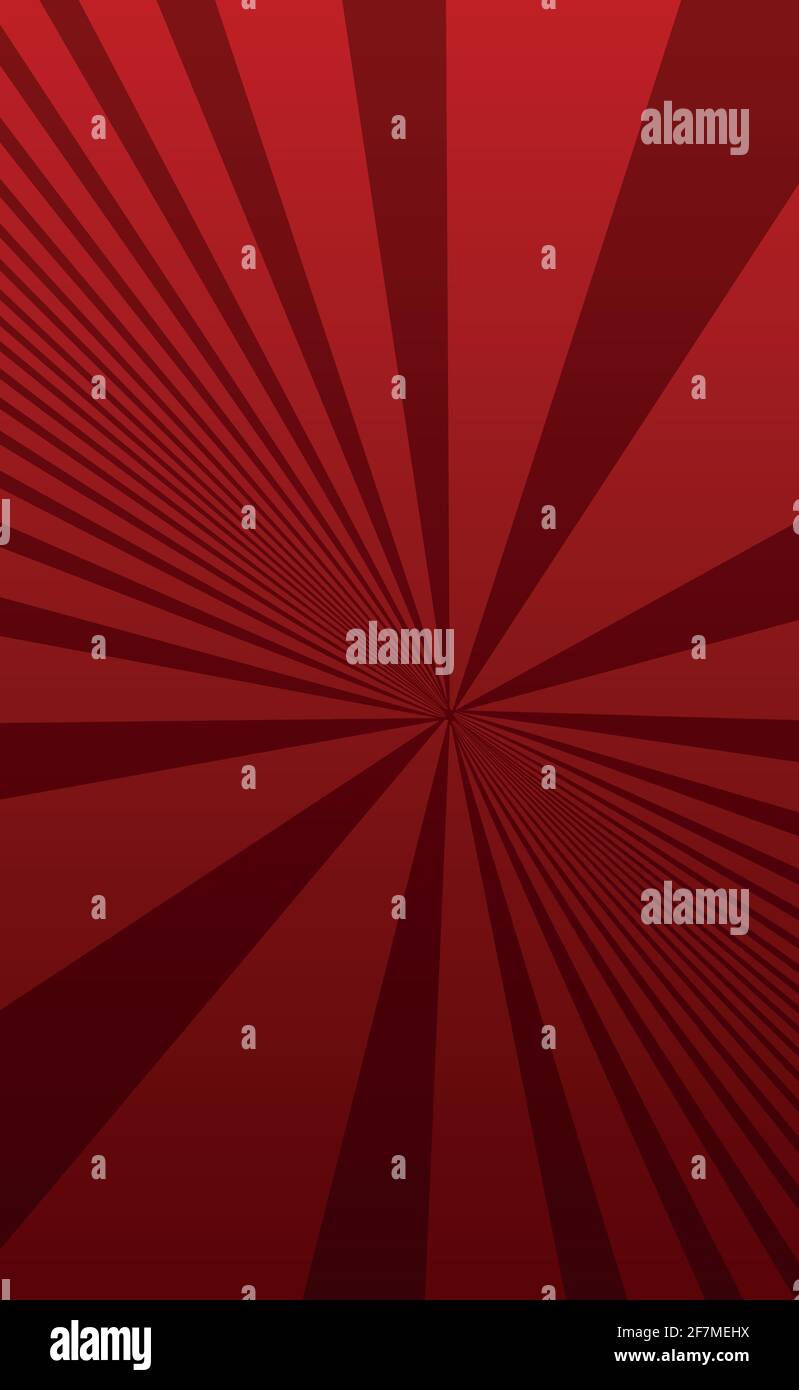 Abstract image, burgundy rays of the sun on a red background - Vector ...