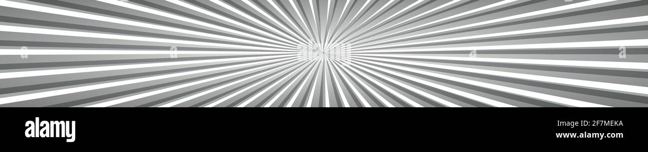 Abstract black and white sun rays - Vector illustration Stock Vector ...