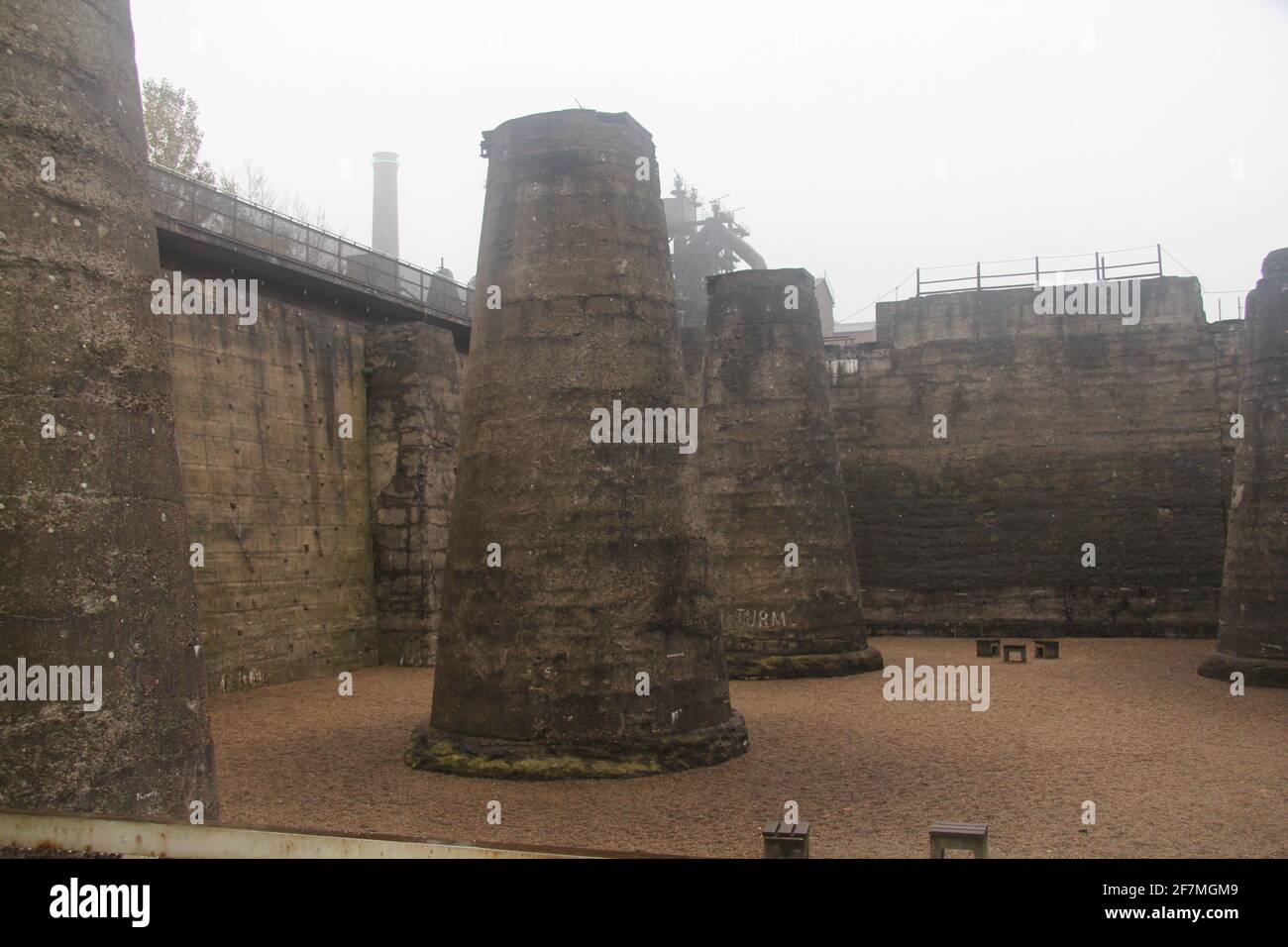 Old steel mill, an industrial monument in the Ruhr area Stock Photo - Alamy