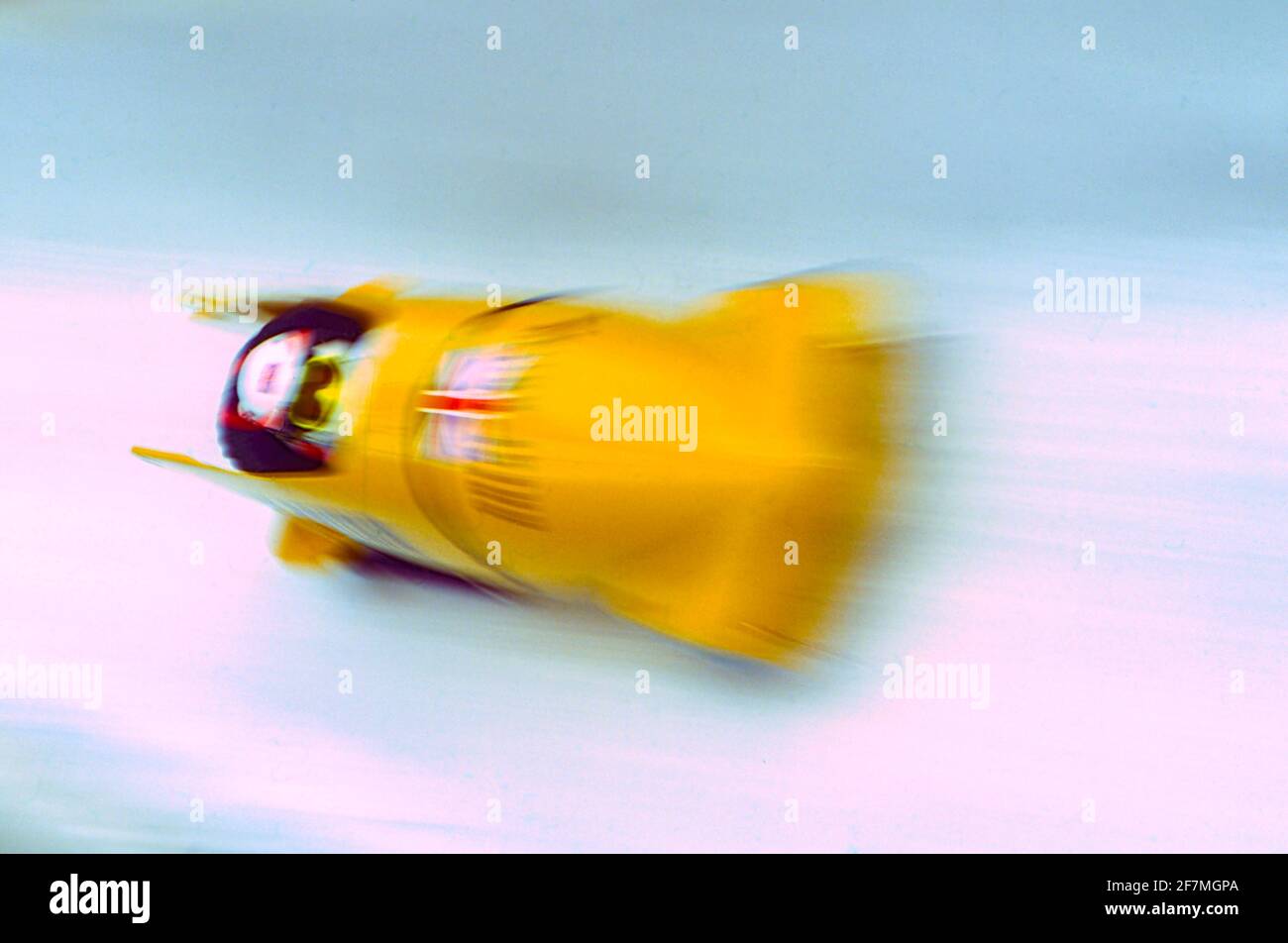 2 man bobsled training at the 1994 Olympic Winter Games Stock Photo - Alamy