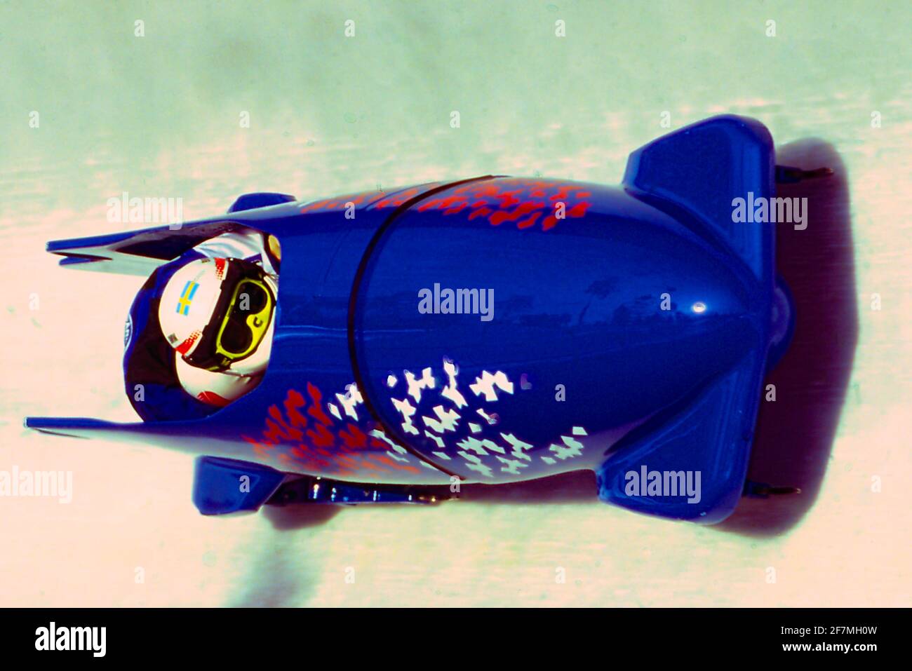 2 man bobsled training at the 1994 Olympic Winter Games Stock Photo - Alamy