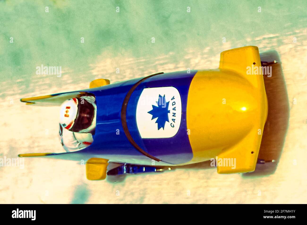 2 man bobsled training at the 1994 Olympic Winter Games Stock Photo - Alamy