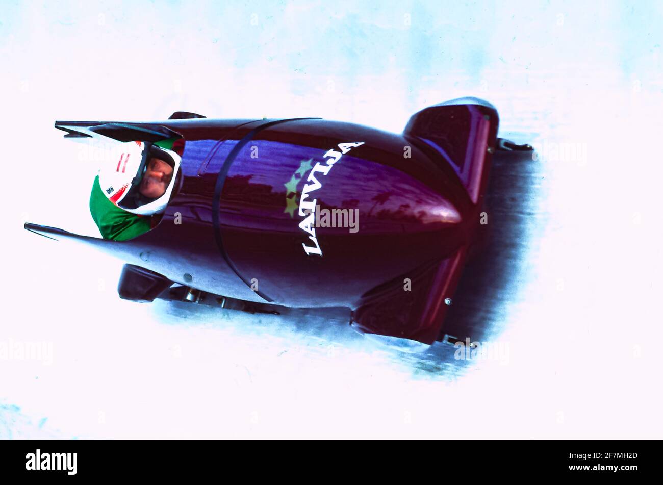 2 man bobsled training at the 1994 Olympic Winter Games Stock Photo - Alamy