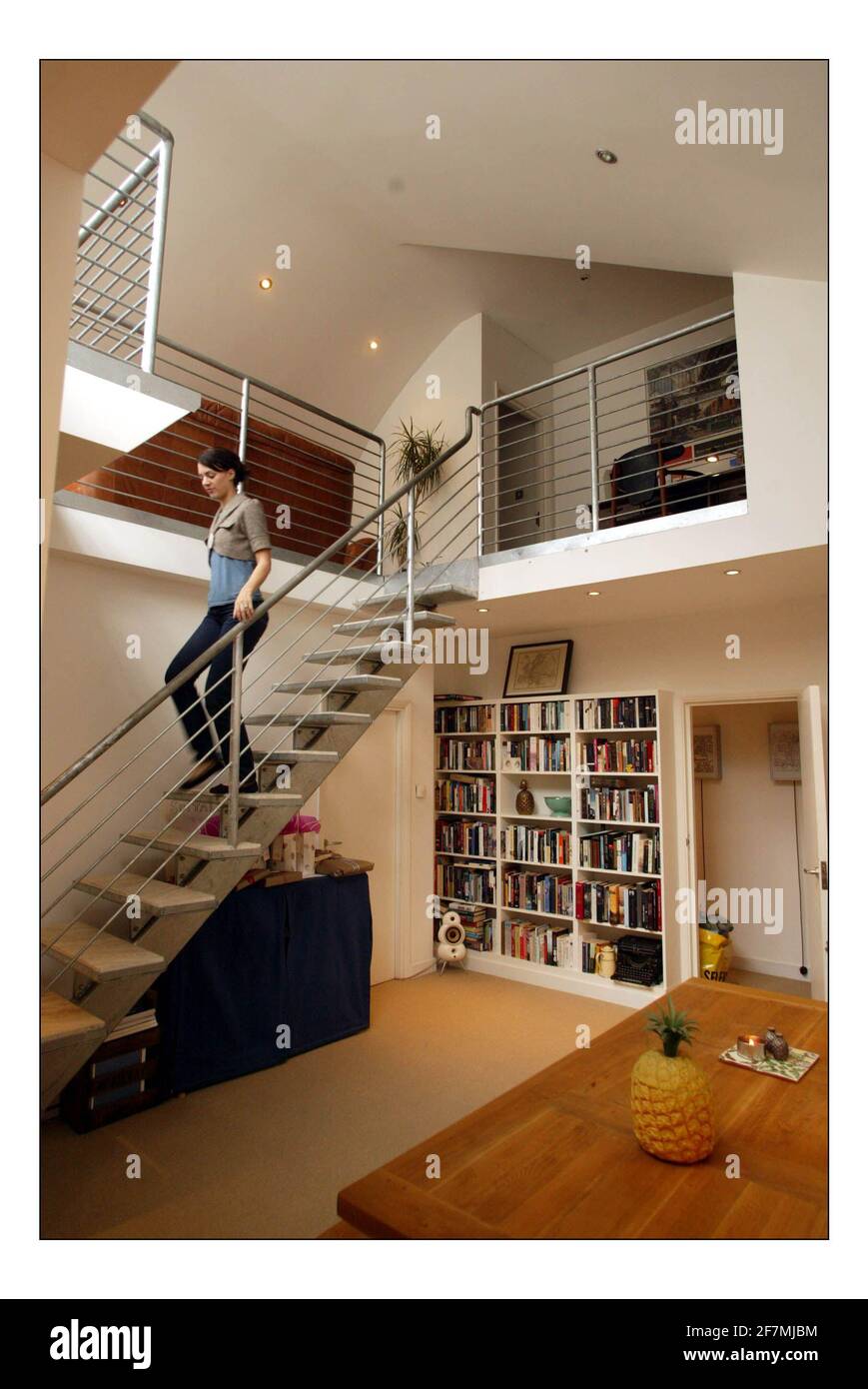 Fran Beauman interiors in her flat in Londonpic David Sandison 23/12 ...