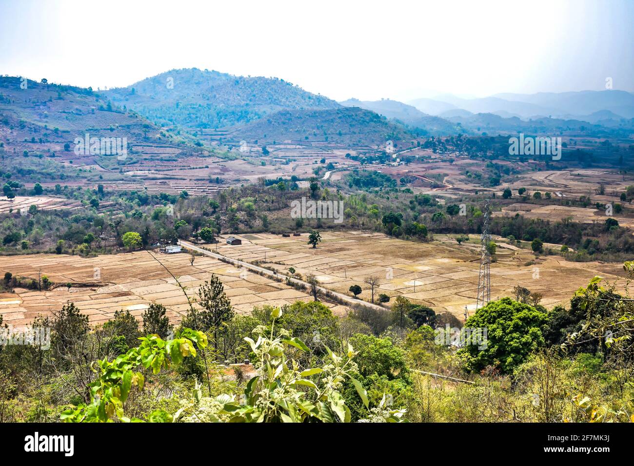 Aerial view tropical greenery hills hi-res stock photography and images ...