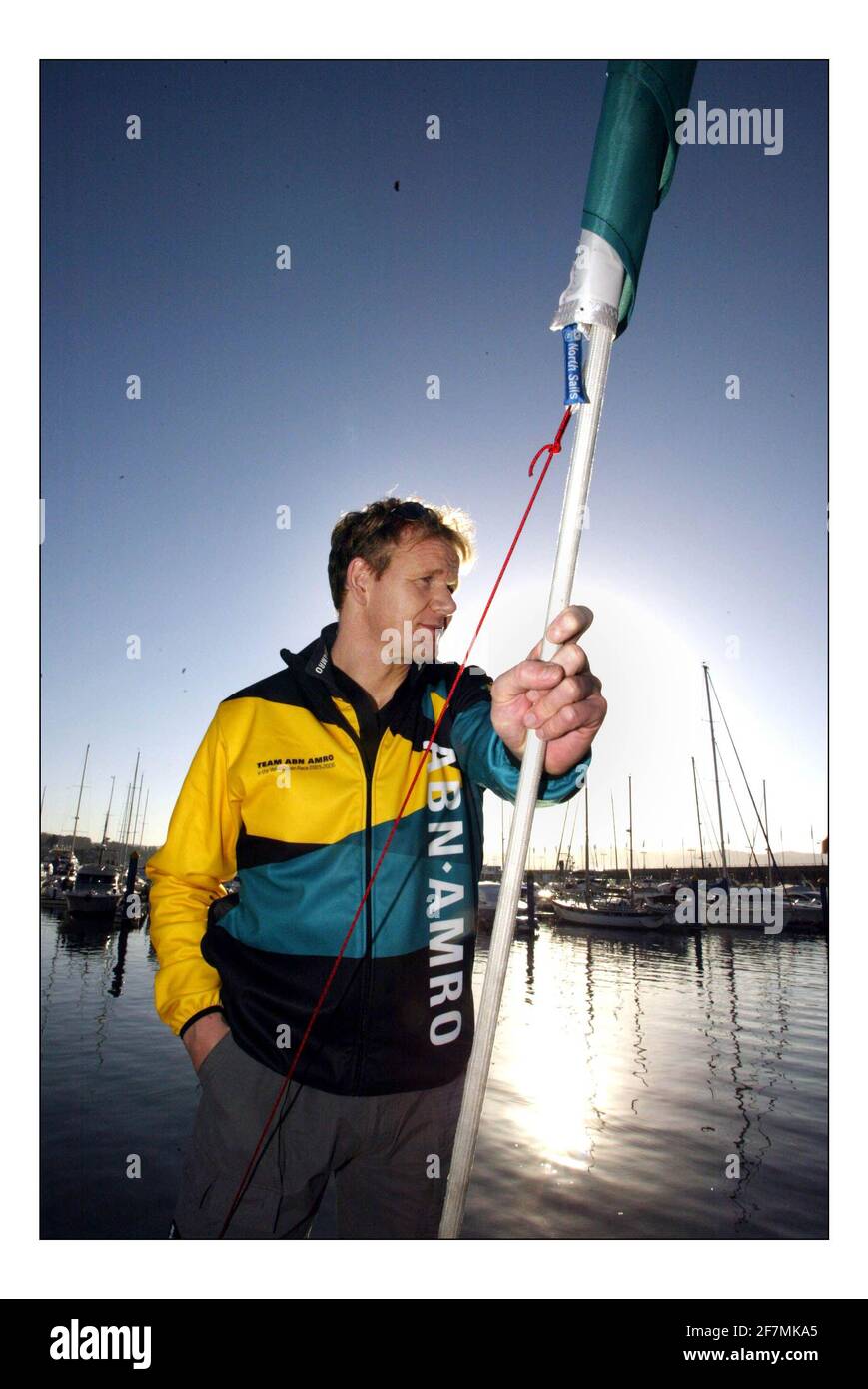 Gordon Ramsay joined the ABN AMRO team in the Volvo Ocean Race as a ...