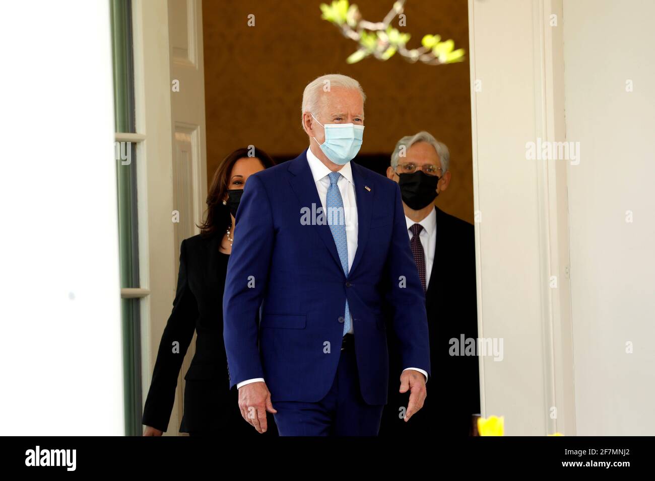 U.S. President Joe Biden, Vice President Kamala Harris and Attorney ...