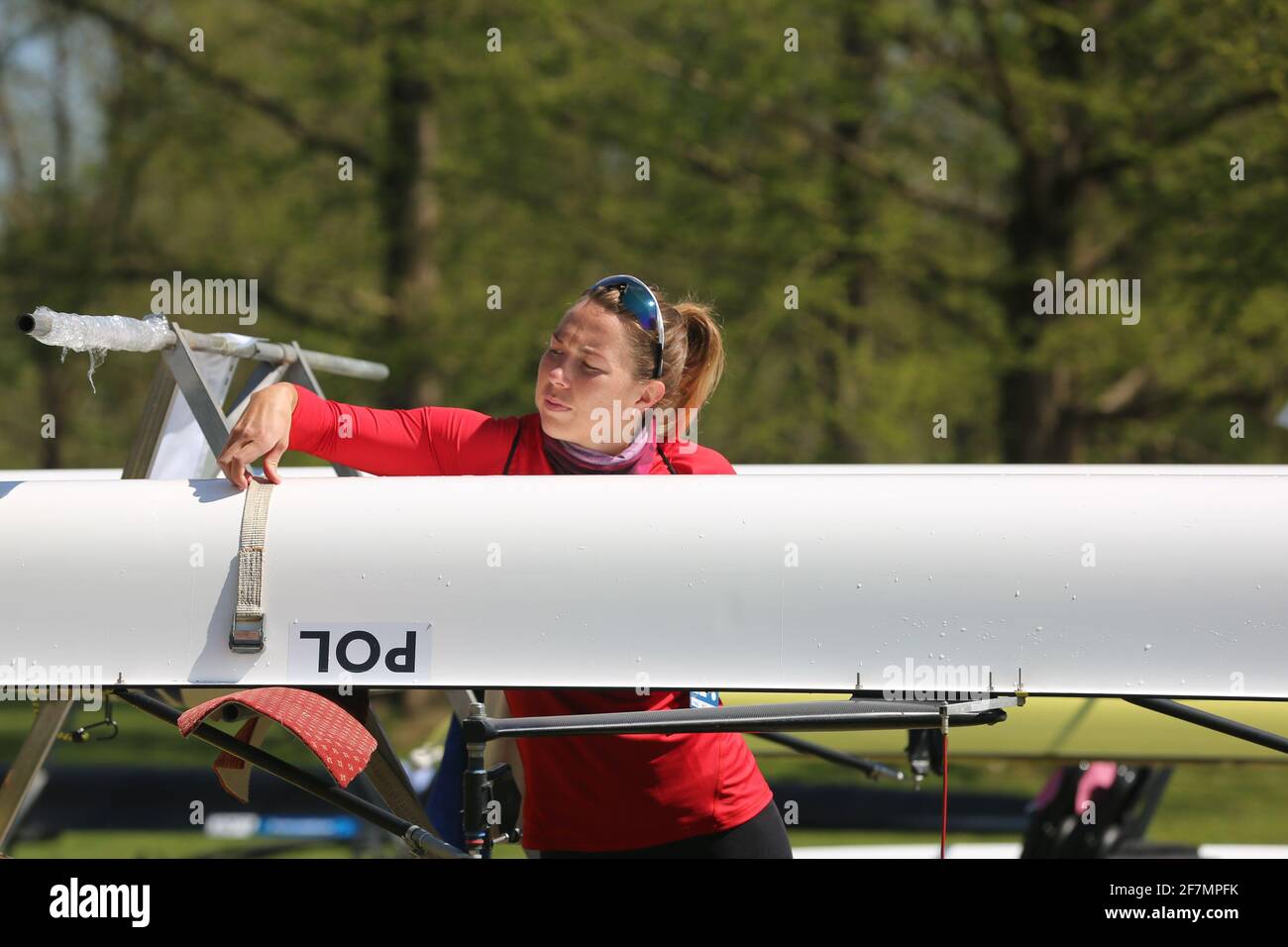 Varese, Italy. 08th Apr, 2021. XXX during the training session on Day 1 ...