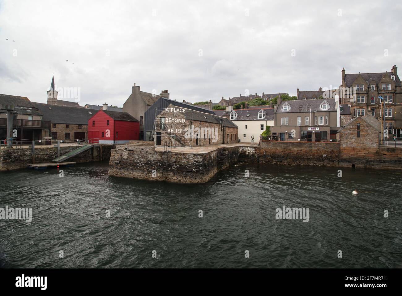 Stromness is a small town with a delightful harbour, sheltered from the ...