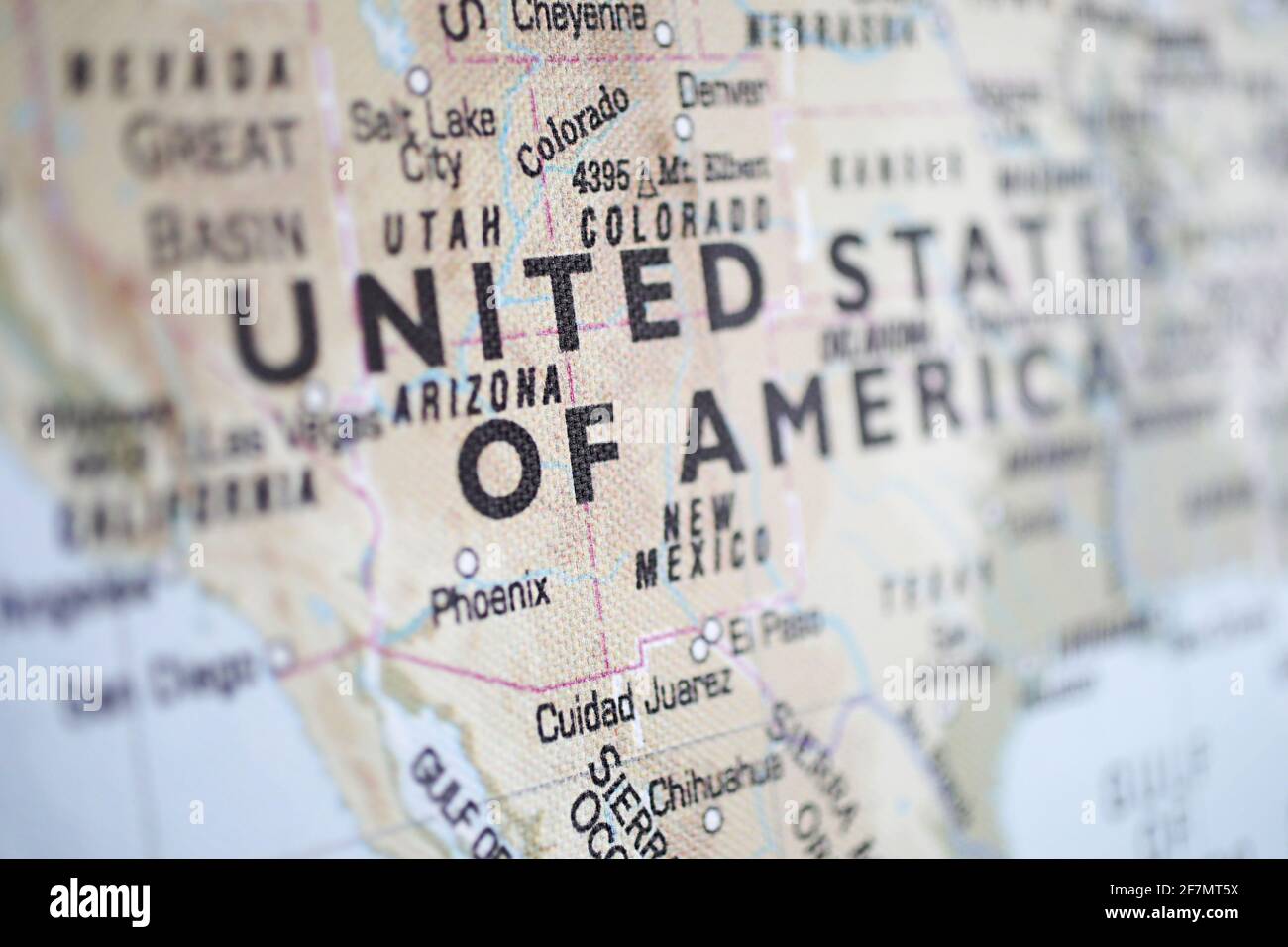 United states of America on a world map at home in a living room Stock ...