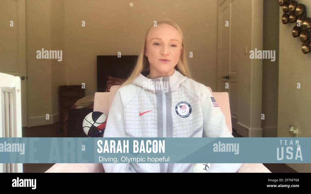 USA. 08th Apr, 2021. Sarah Bacon, Diving, Olympic hopeful, University ...