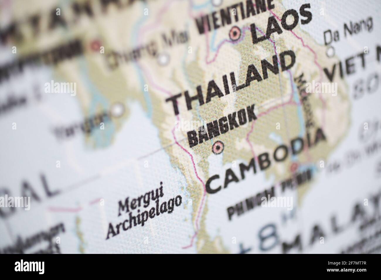 Map thailand on old hi-res stock photography and images - Alamy
