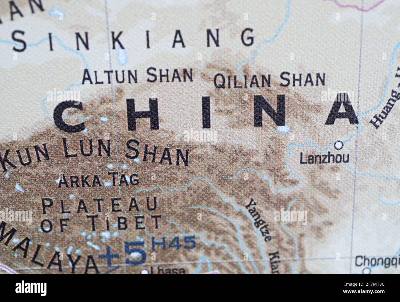Qilian Shan Map