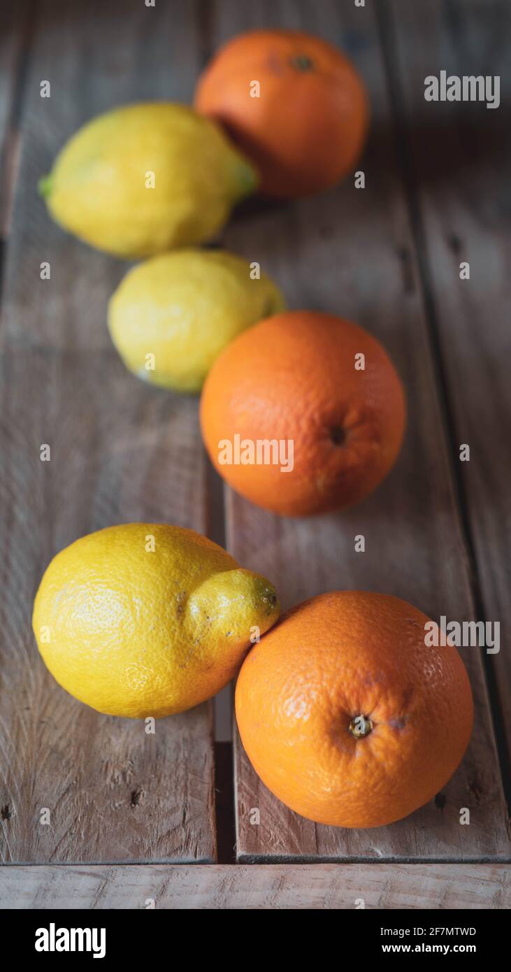 orange and lemon Stock Photo - Alamy