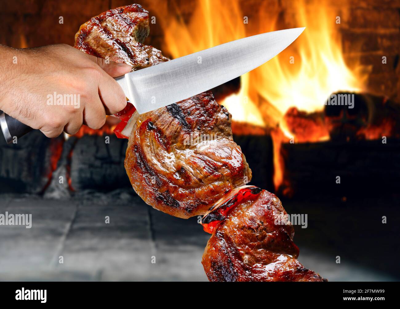 Picanha, traditional Brazilian beef cut Stock Photo - Alamy