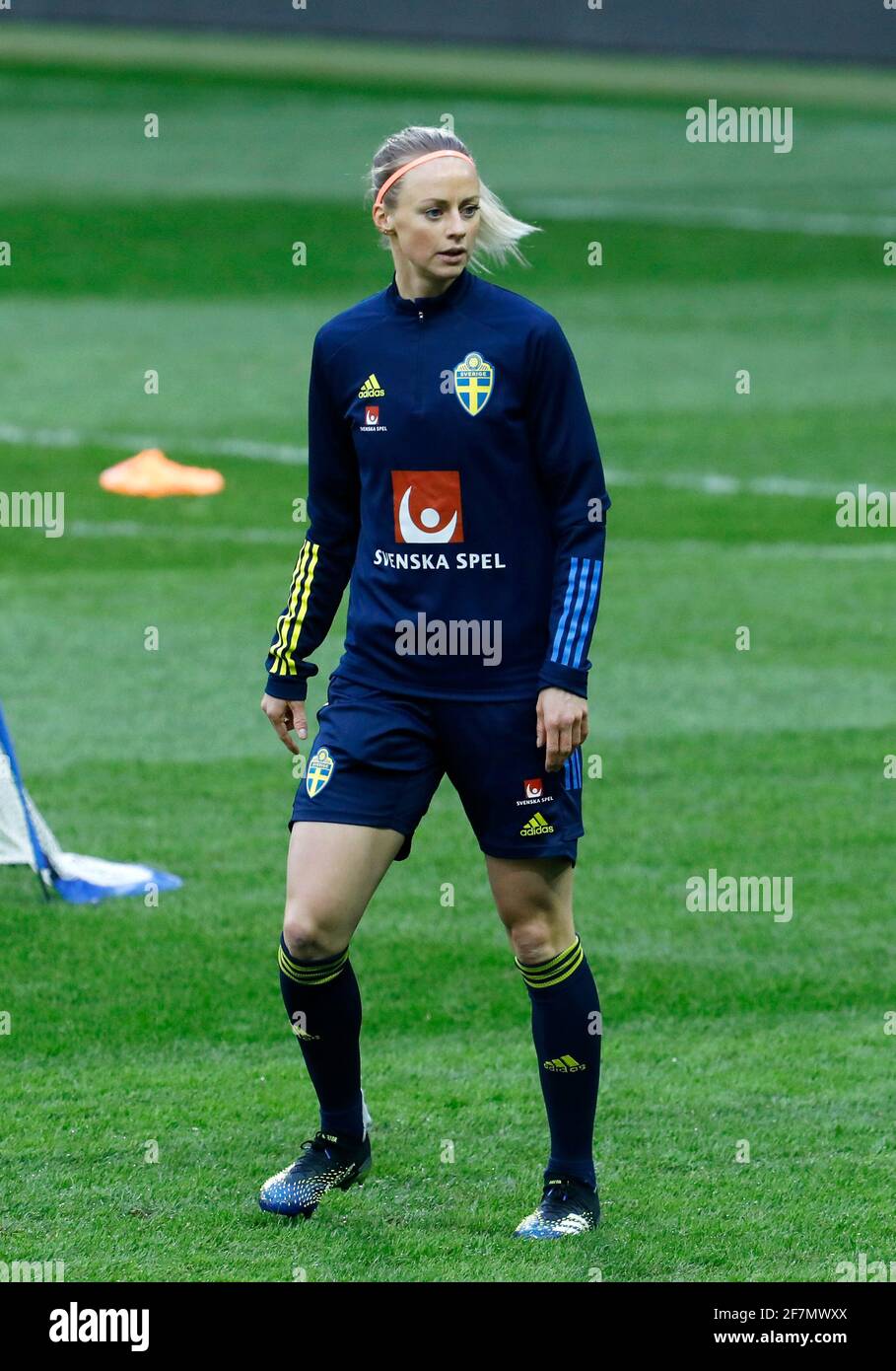 Amanda Ilestedt Sweden's women's national team in football, training at ...
