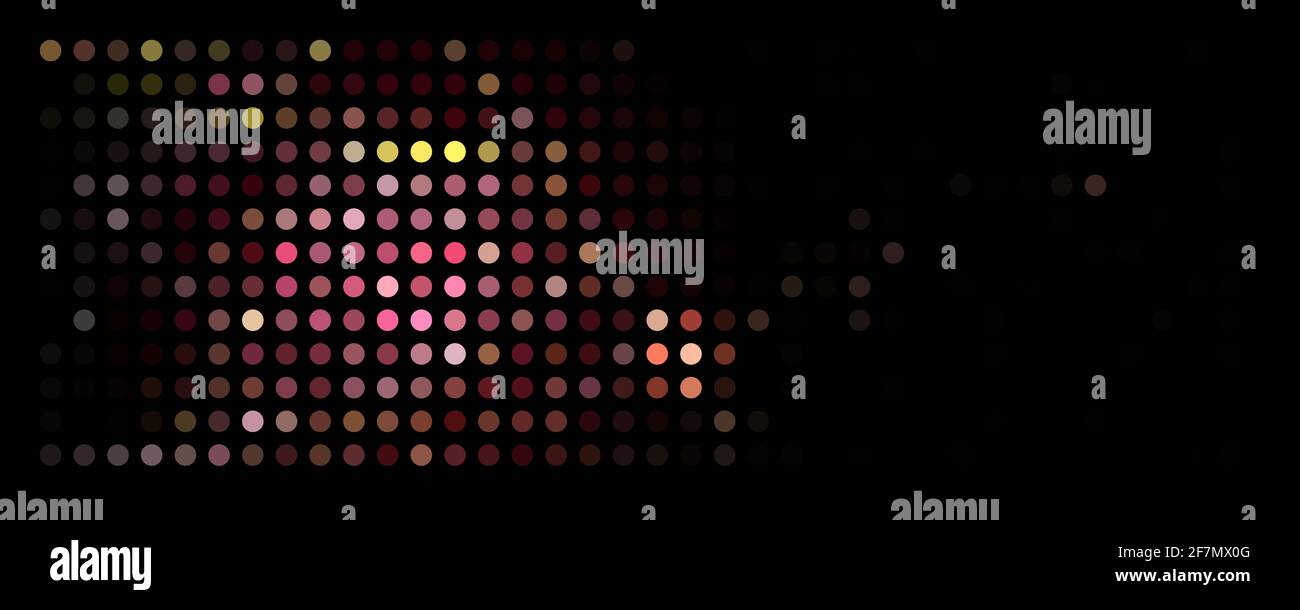 Abstract modern dot panorama design background illustration Stock Photo ...