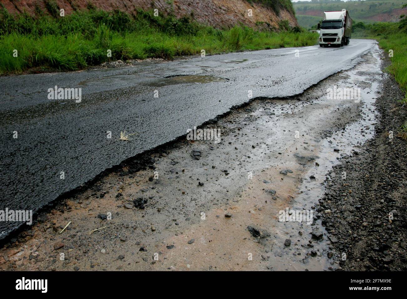 teixeira de freitas, bahia / brazil - april 4, 2011: Vehicle part is ...
