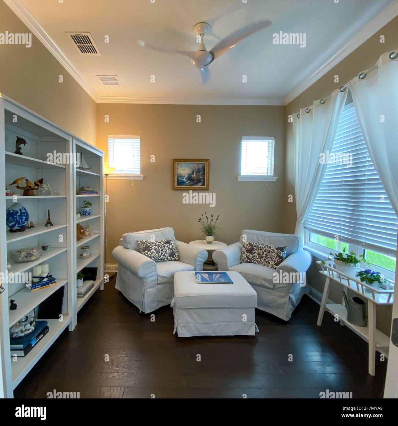 Home den interior hi-res stock photography and images - Alamy