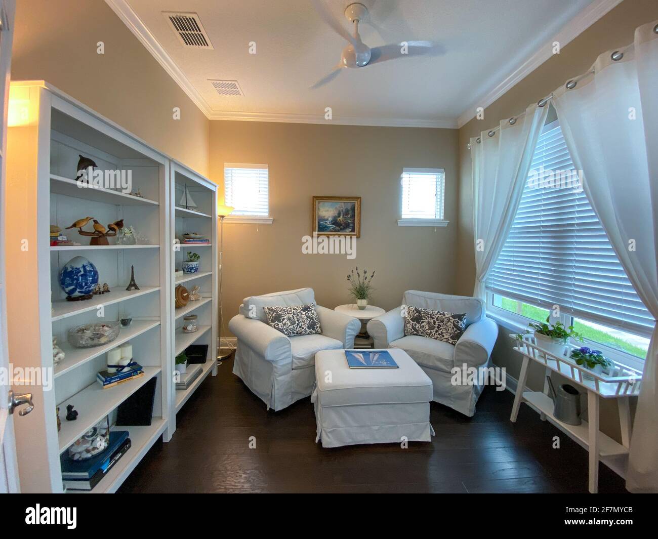 Home den interior hi-res stock photography and images - Alamy