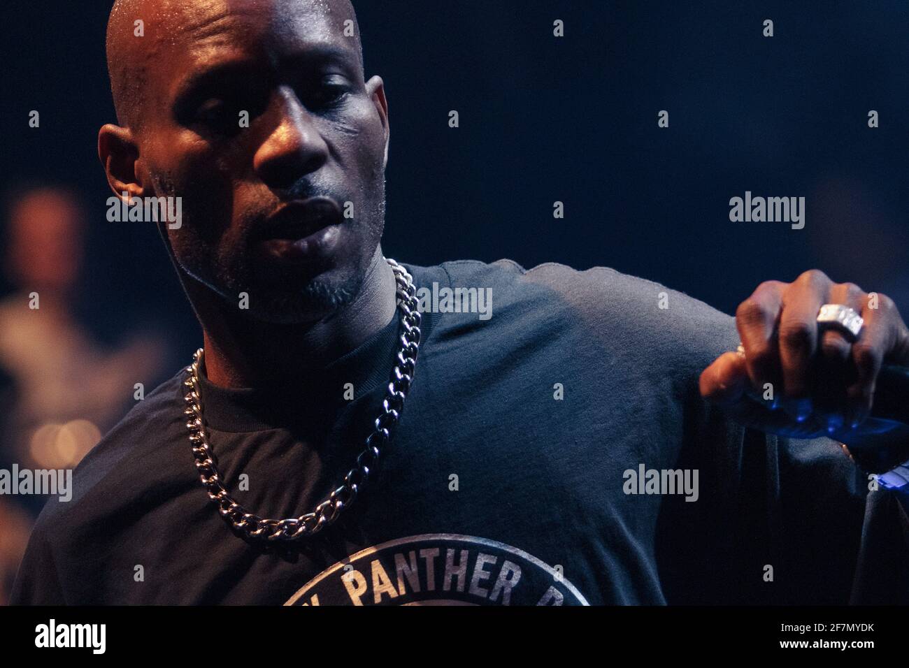Rap singer DMX performing on stage.Legendary rapper Earl Simmons known ...