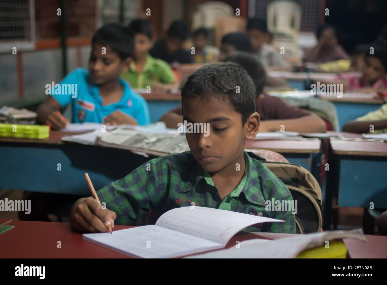 Boarding school student studying in hi-res stock photography and images ...