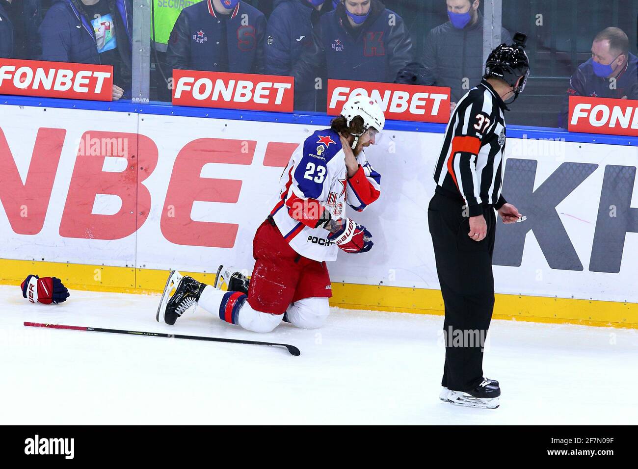 The Russian Federation. St. Petersburg. Ice Palace. Hockey. Continental ...