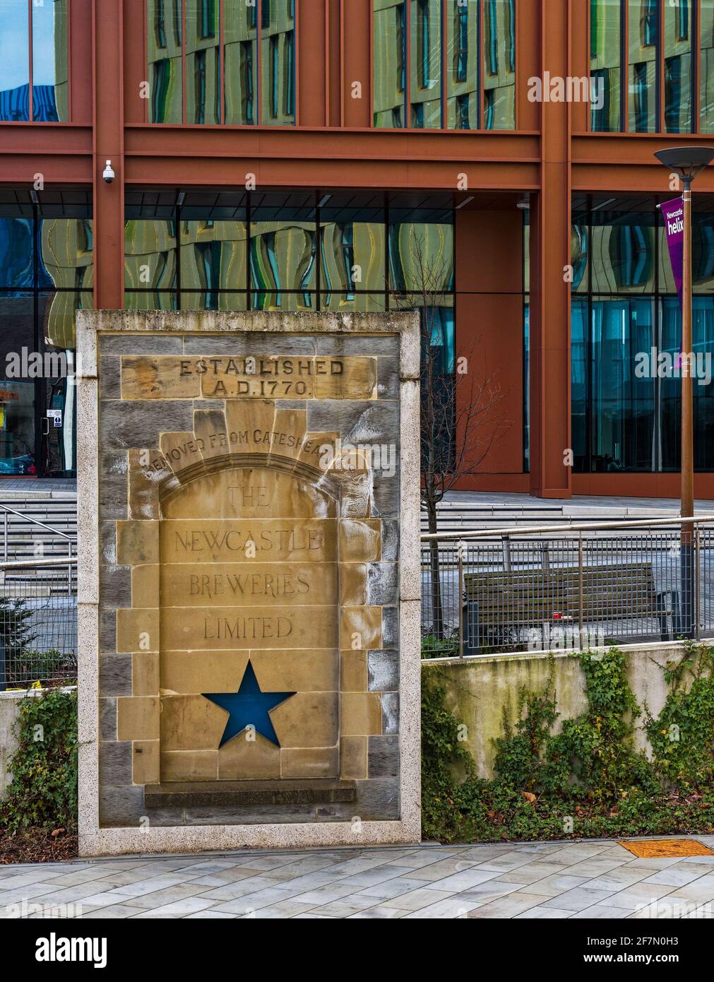 Dedication to Newcastle Breweries who previously occupied the site on ...
