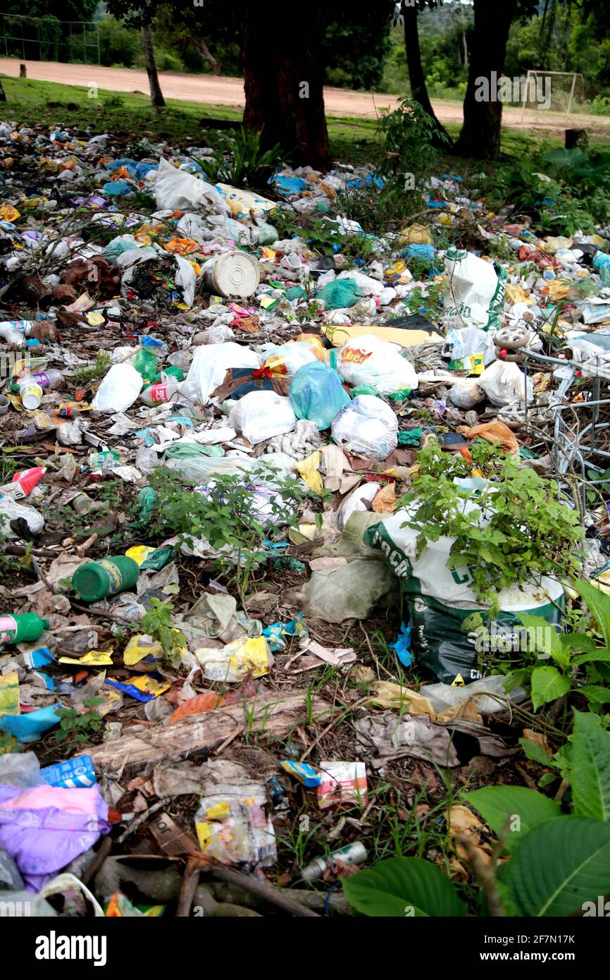 mata de sao joao, bahia / brazil - november 4, 2020: area of irregular ...